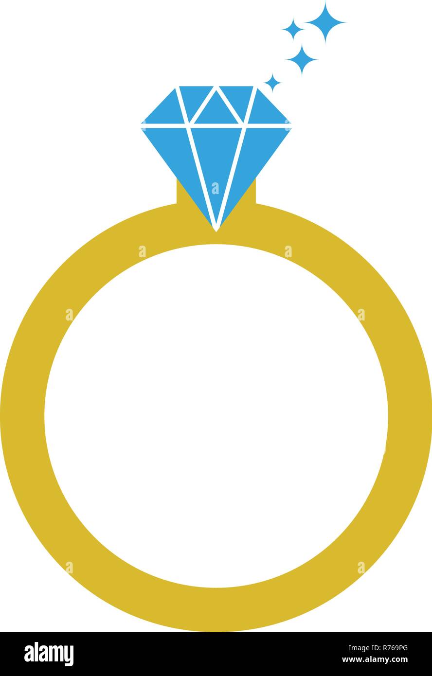 Elegant diamond ring Stock Vector Images - Alamy