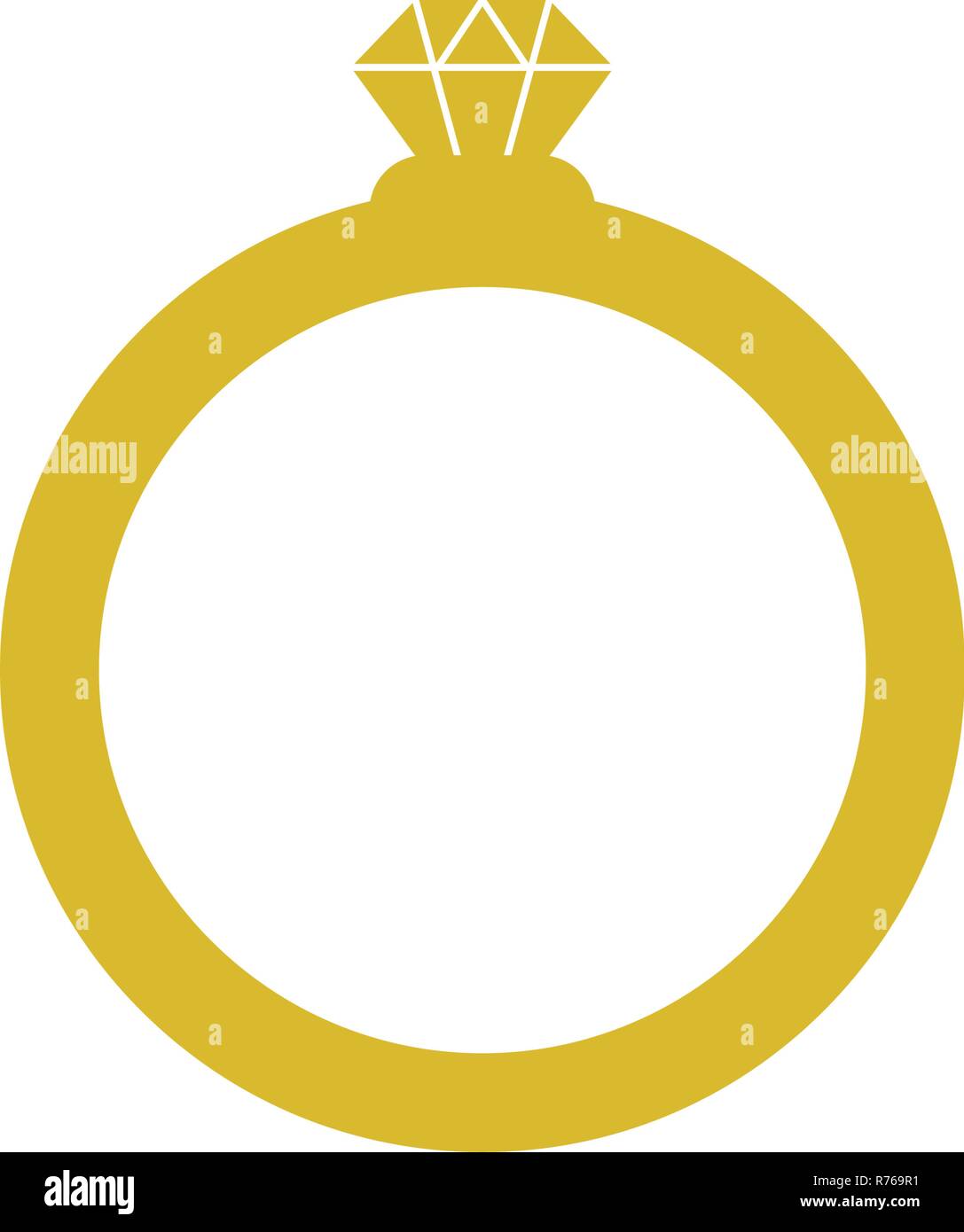 Elegant diamond ring Stock Vector Images - Alamy
