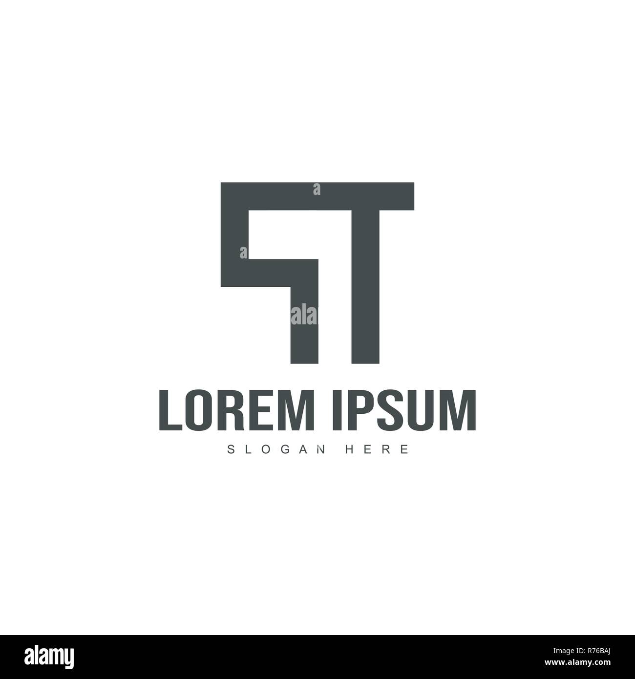 Initial letter logo template. Minimalist letter logo template design ...