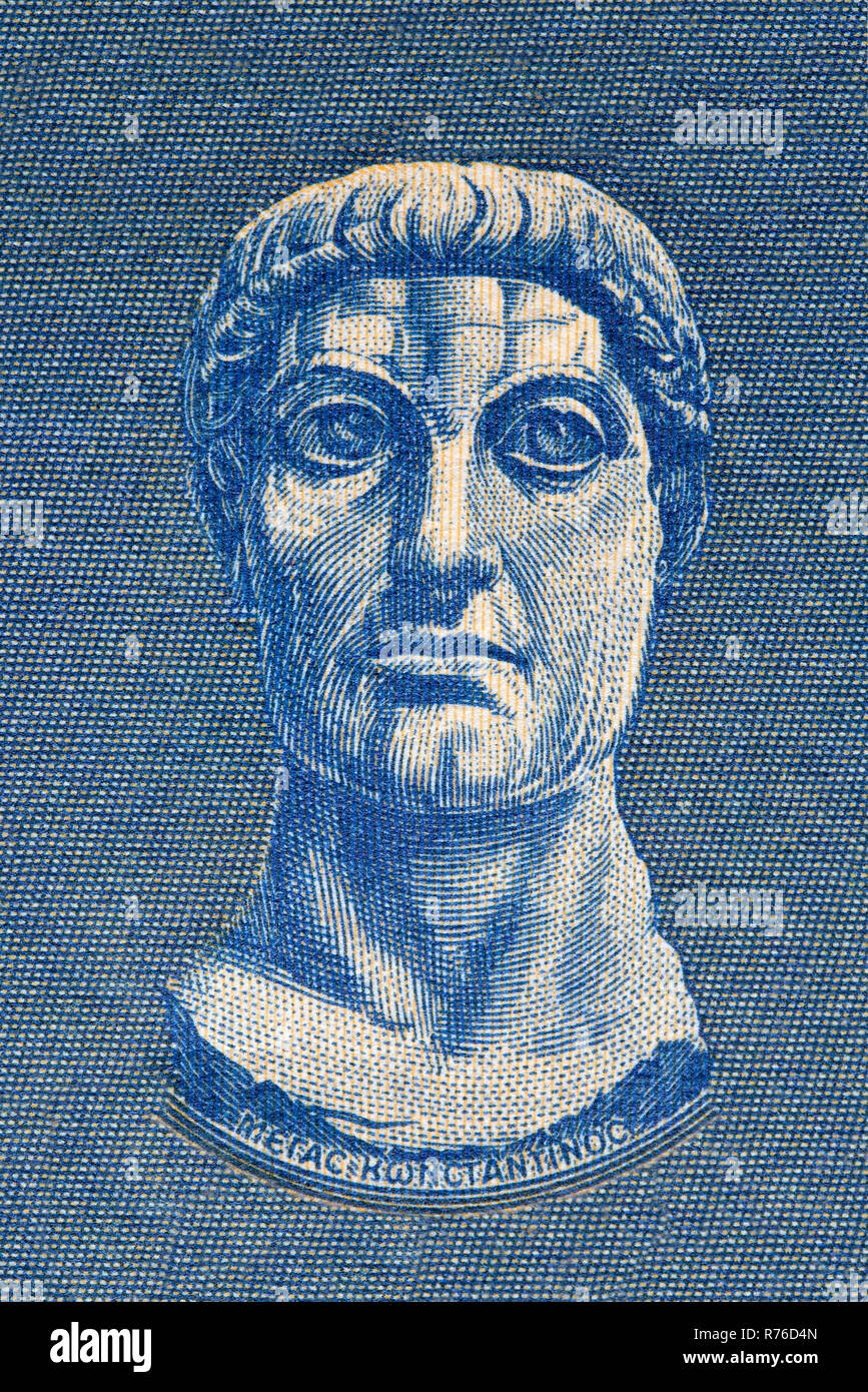 Emperor Constantine a portrait Stock Photo - Alamy