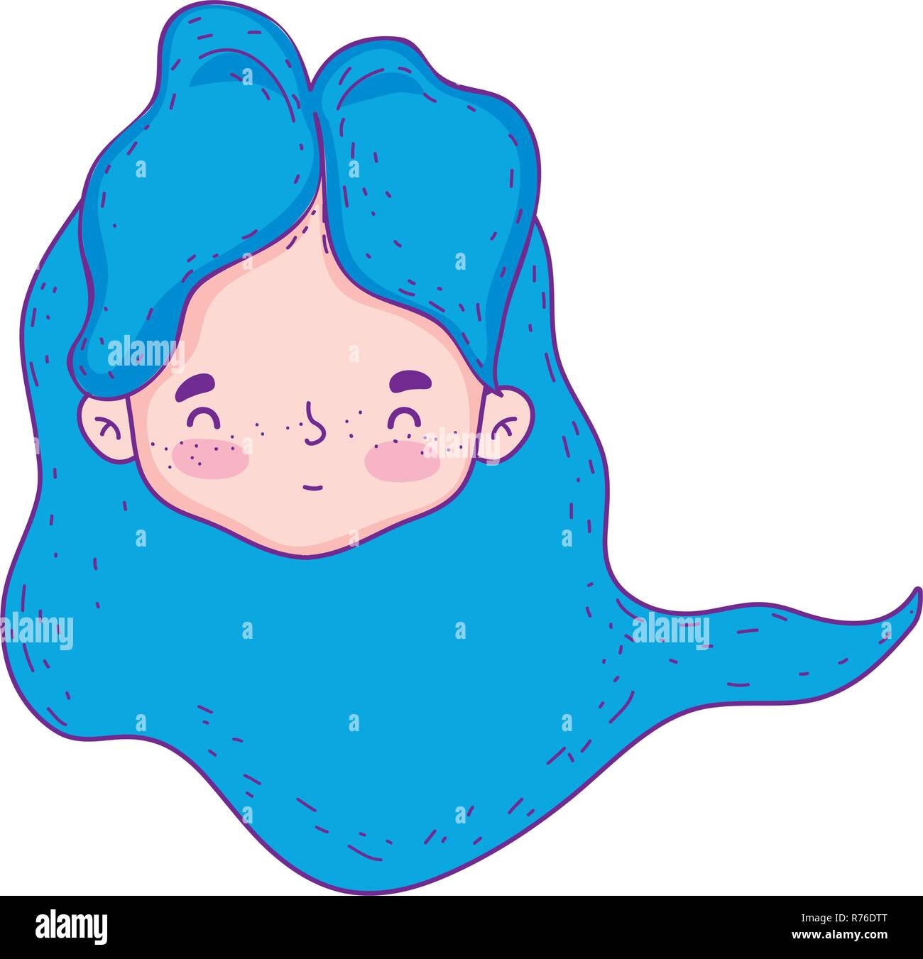 cute little boy head character Stock Vector Image & Art - Alamy