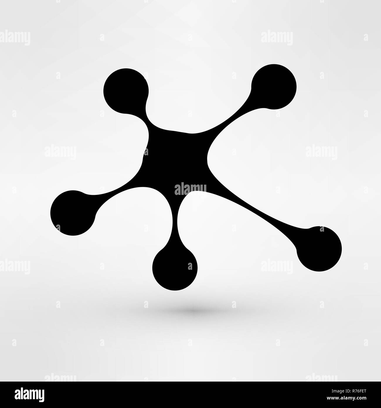 Connection abstract collaboration Black and White Stock Photos & Images ...