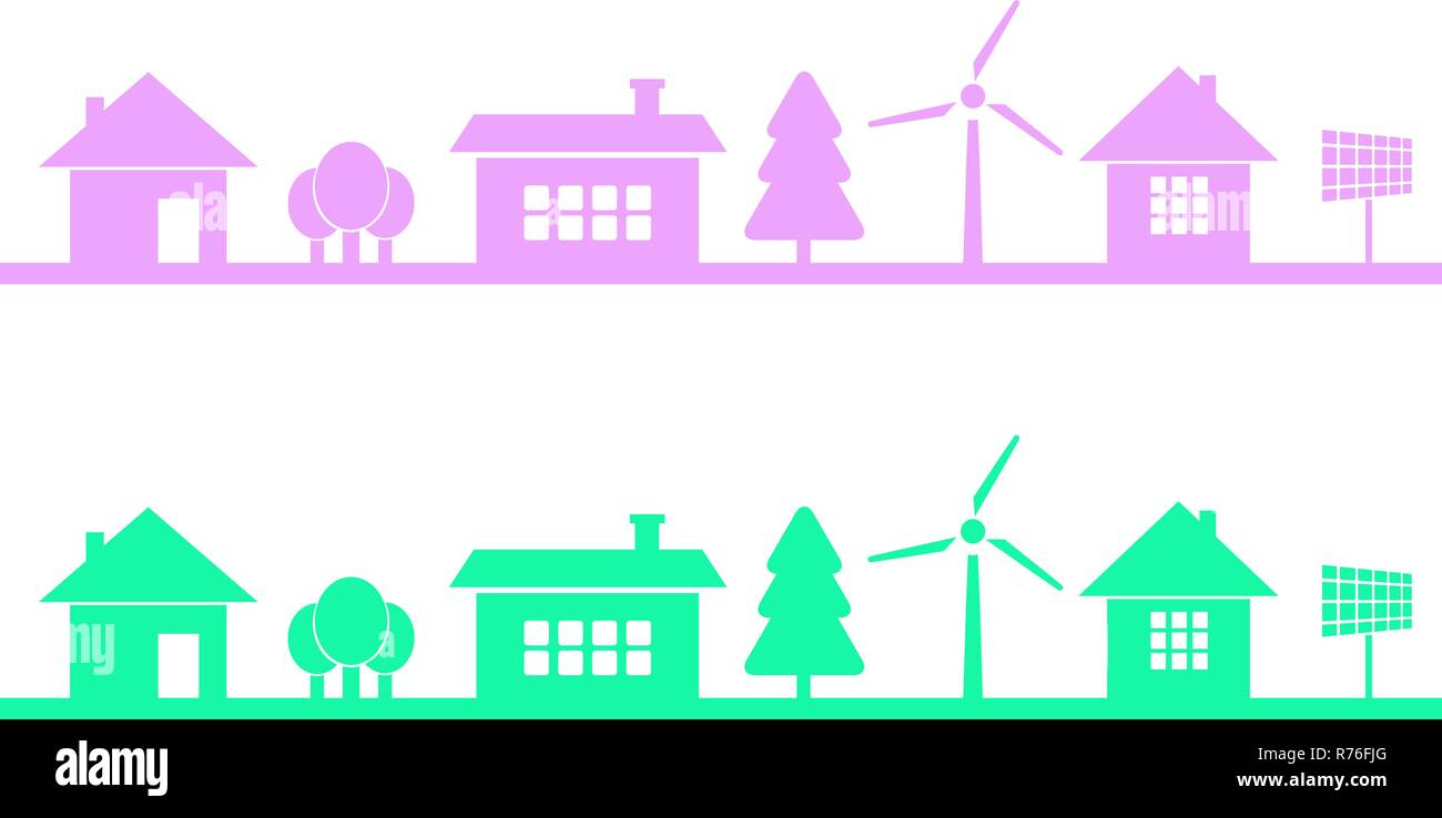 Solar city logo Stock Vector Images - Alamy