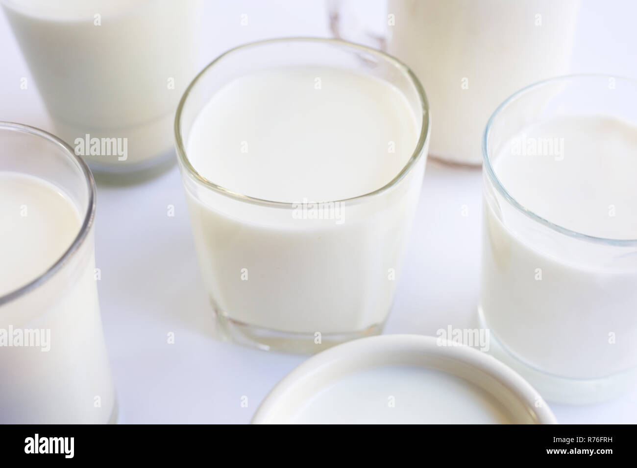Glass of milk Stock Photo - Alamy