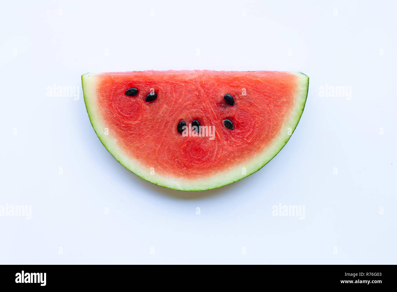 Sliced of watermelon isolated on white background Stock Photo - Alamy