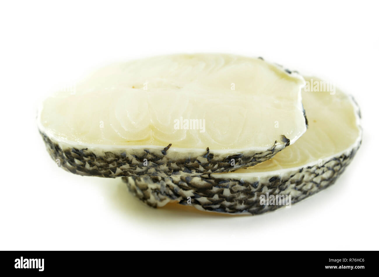 Pieces of raw cod fish fillets Stock Photo - Alamy