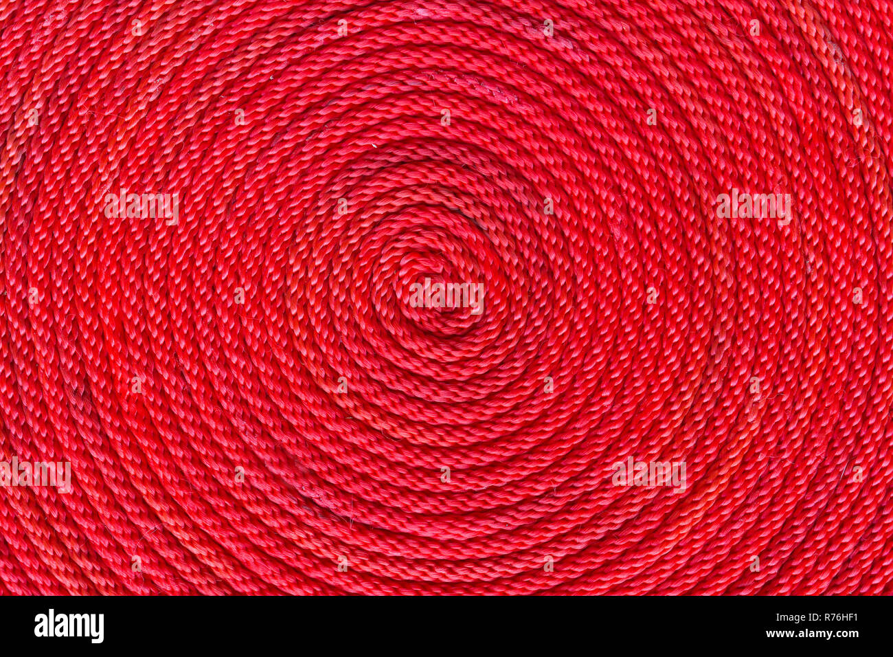 Red rope coil Stock Photo - Alamy