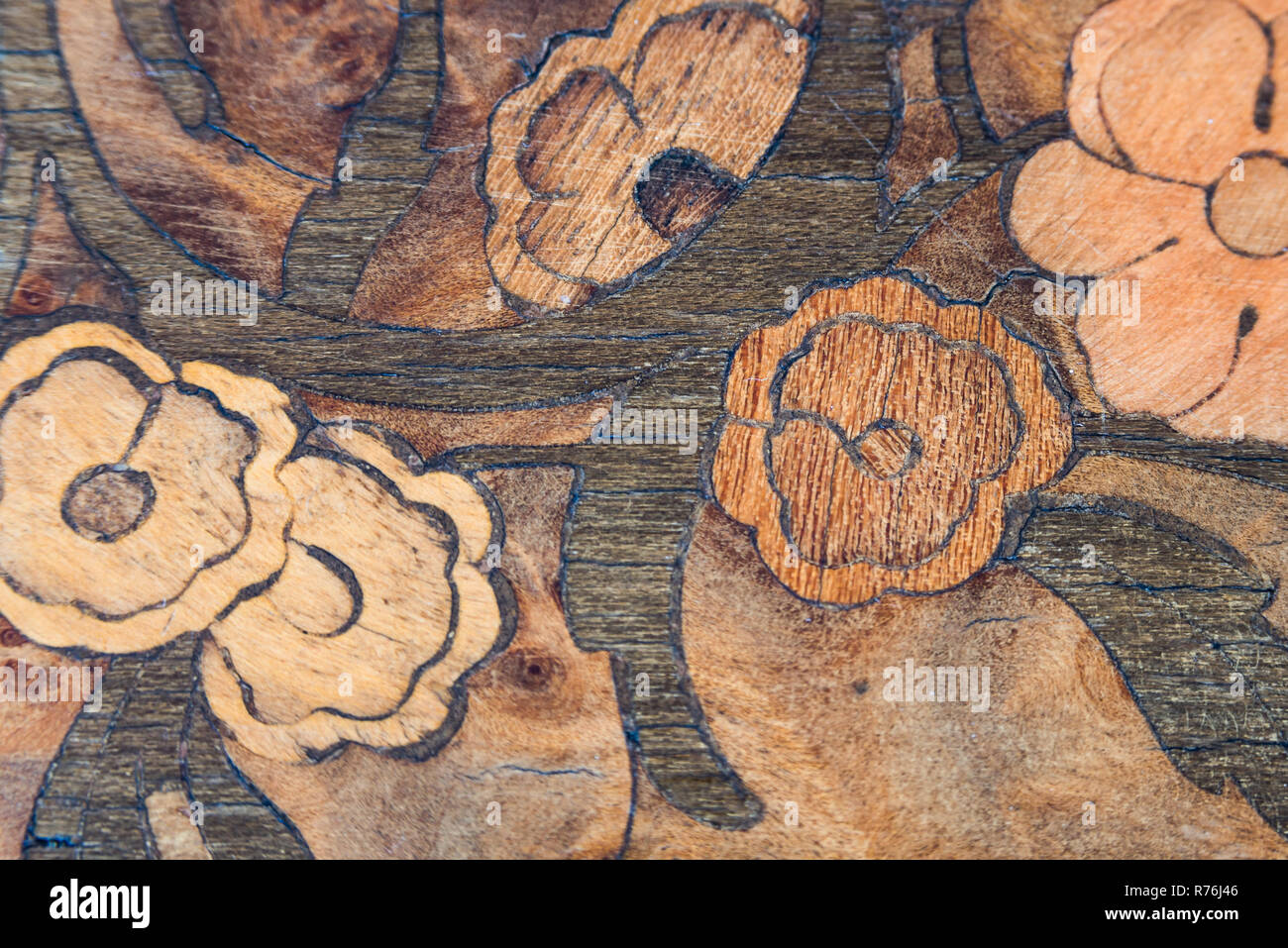 Walnut wood inlay hi-res stock photography and images - Alamy
