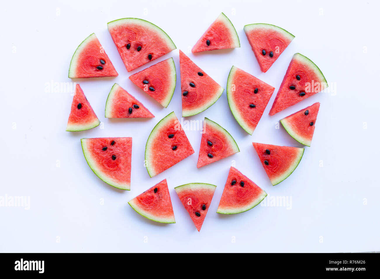 Watermelon with heart hi-res stock photography and images - Alamy