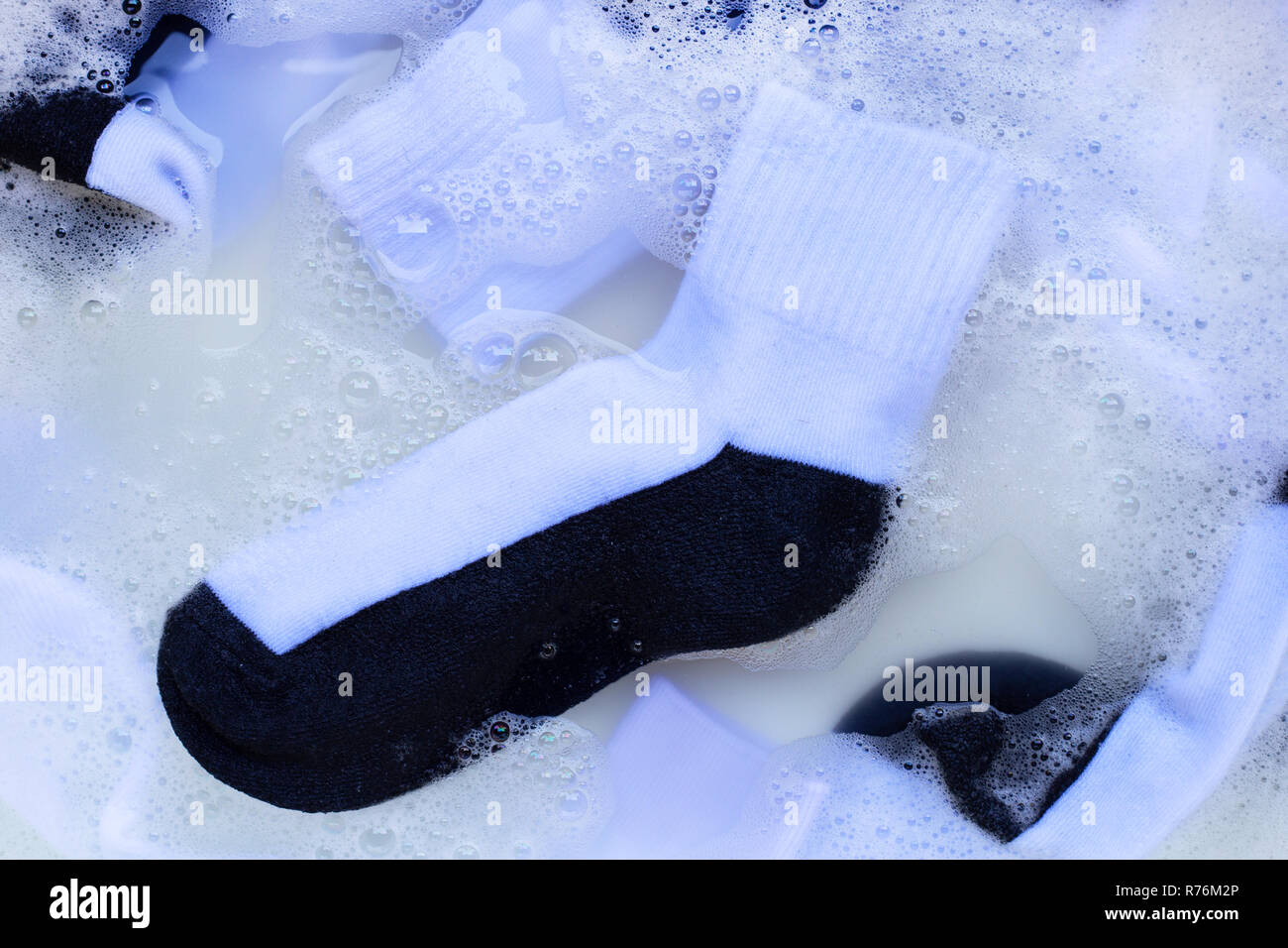 socks soaked before washing Stock Photo - Alamy
