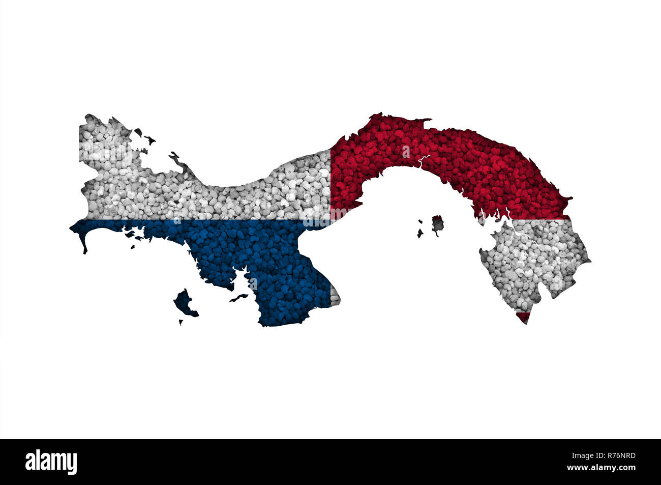 Flag map of panama hi-res stock photography and images - Alamy