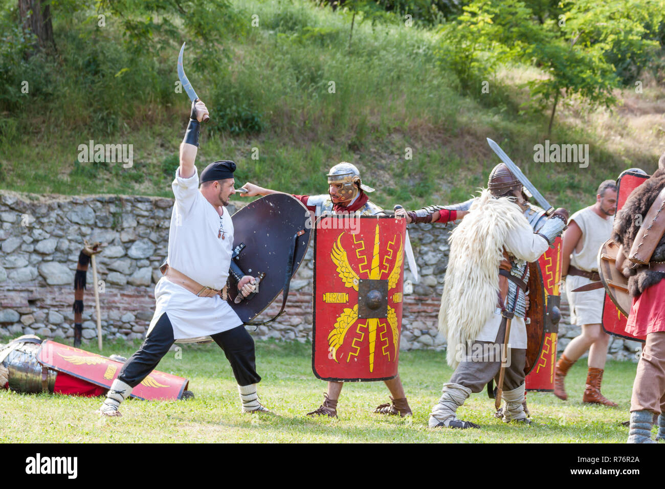 HISARYA, BULGARIA - MAY 30, 2015 - Ancient Festival in Hisarya ...