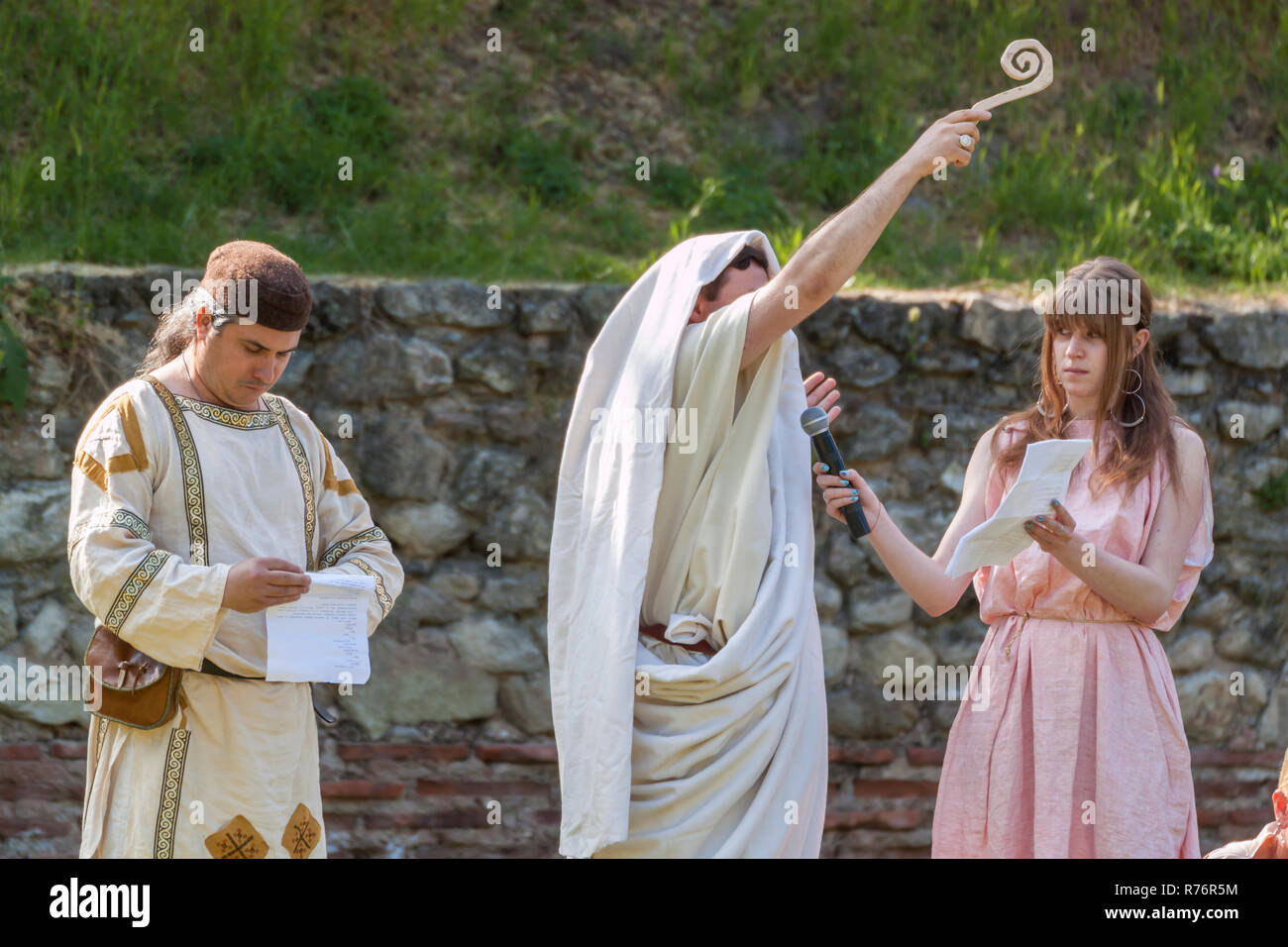 HISARYA, BULGARIA - MAY 30, 2015 - Ancient Festival in Hisarya ...