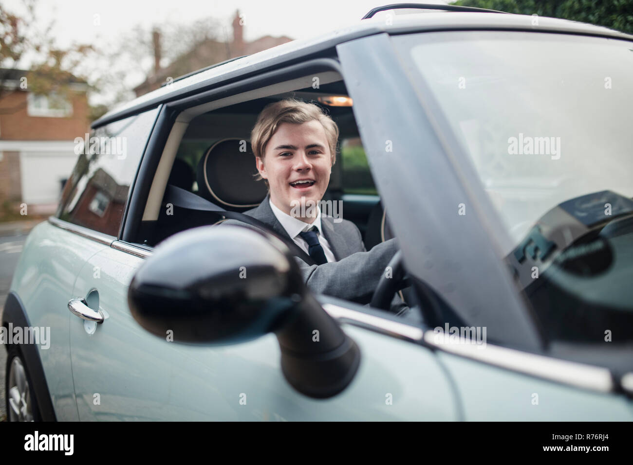 Setting Off to go to Work Stock Photo - Alamy