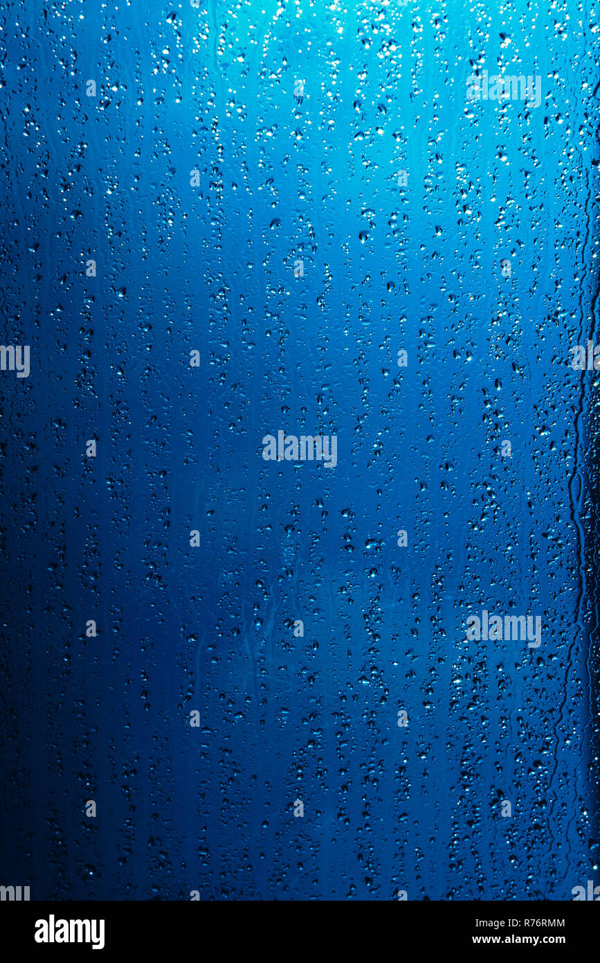 Water drops on window glass Stock Photo - Alamy