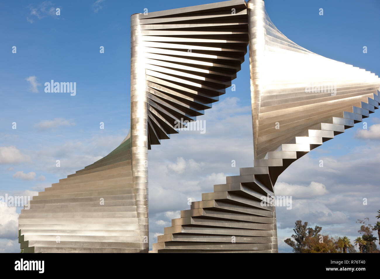 Double Helix sculpture at Centennial Complex at Loma Linda University ...