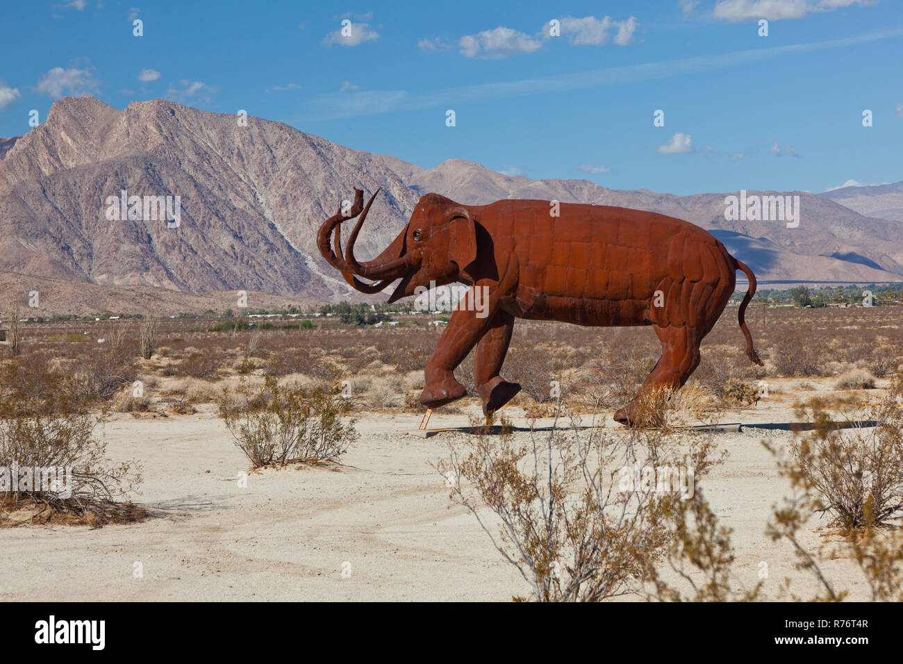 Elephant Steel Sculptures in Galleta Meadows in Borrego Springs, CA ...