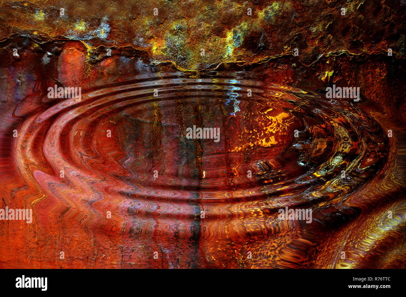 water drops on rust Stock Photo - Alamy