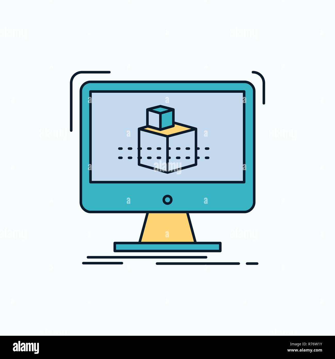 Downtown city green drawing Stock Vector Images - Alamy