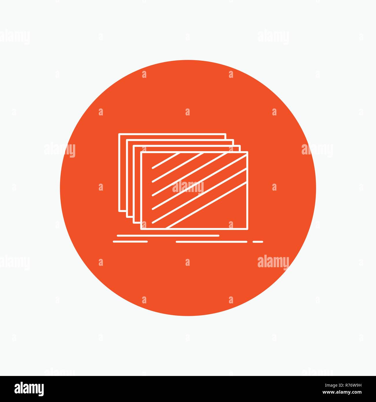 Design Layer Layout Texture Textures White Line Icon In Circle Background Vector Icon