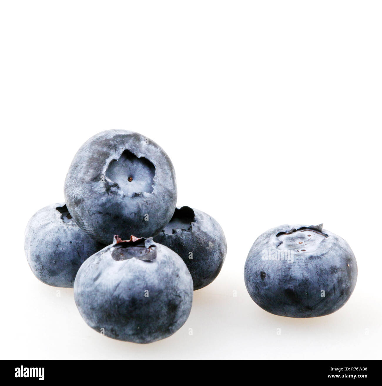 Blueberries isolated on white background Stock Photo - Alamy