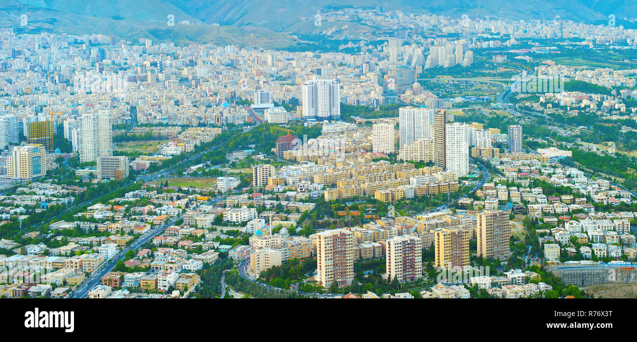Panoramic view tehran city iran hi-res stock photography and images - Alamy