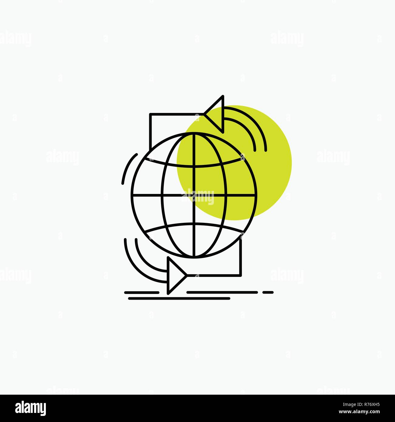 World internet connectivity map Cut Out Stock Images & Pictures - Alamy