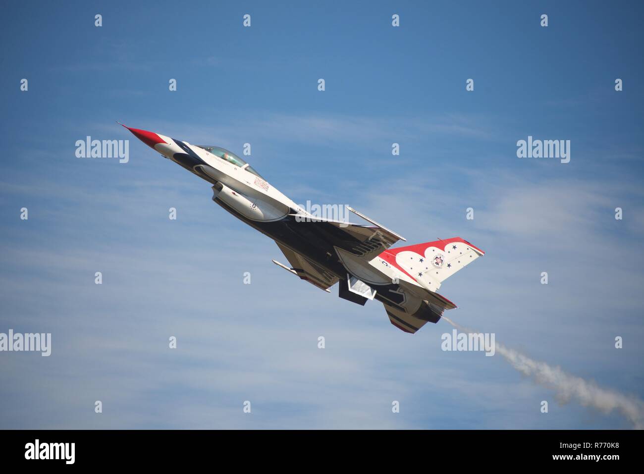 US Air Force Thunderbirds Perform at Wings over Houston Airshow Stock ...