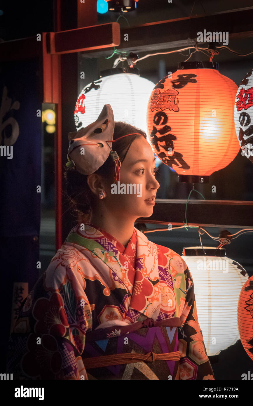 New Years eve in Oji celebrates the fox. The deity of the local inari ...