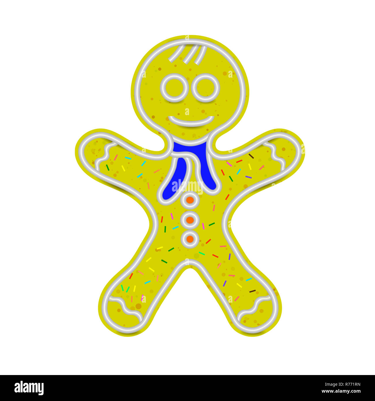 Christmas baking isolated cartoon Cut Out Stock Images & Pictures - Alamy