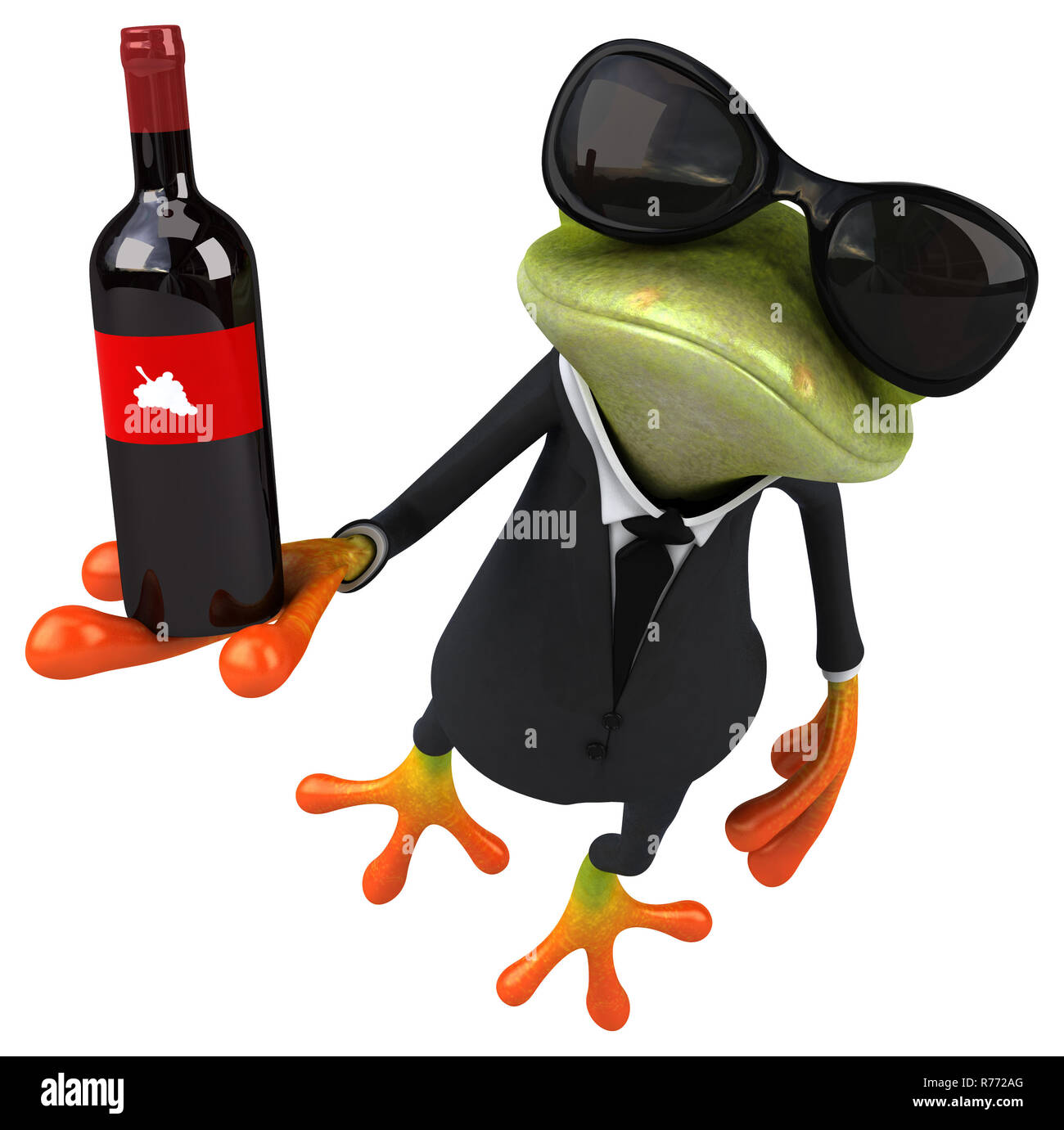 Frog drinking wine hi-res stock photography and images - Alamy