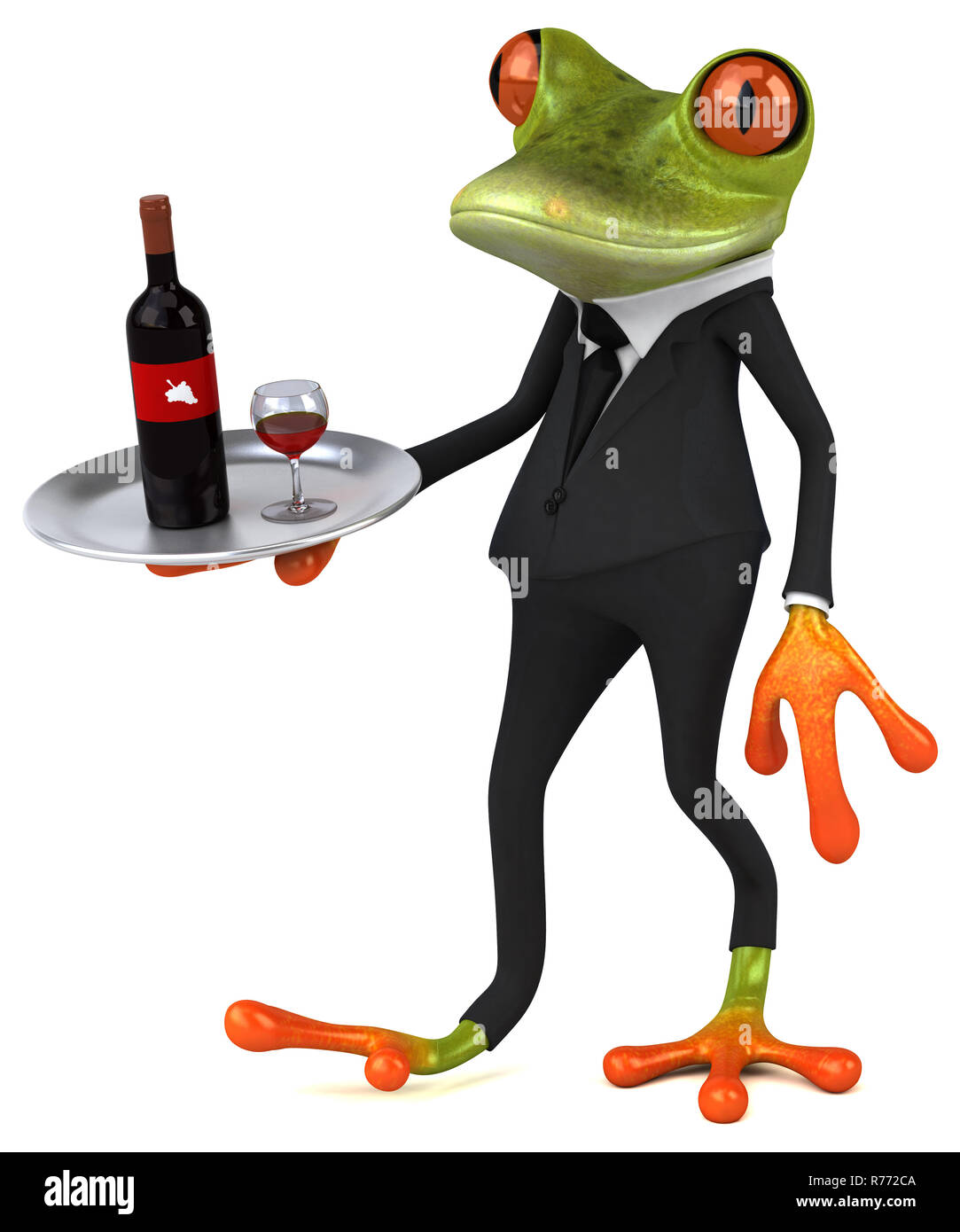 Frog drinking wine hi-res stock photography and images - Alamy