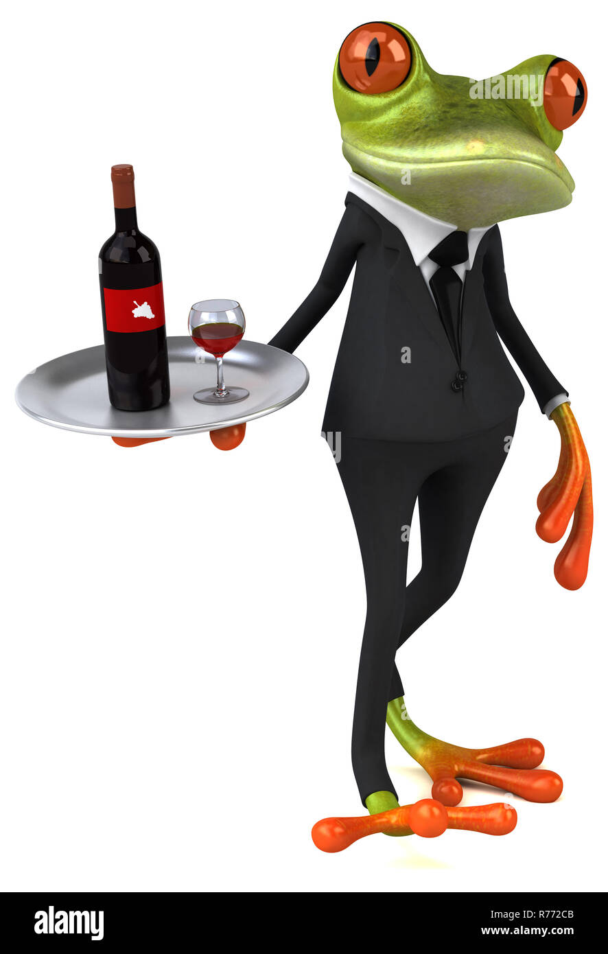 Frog drinking wine hi-res stock photography and images - Alamy