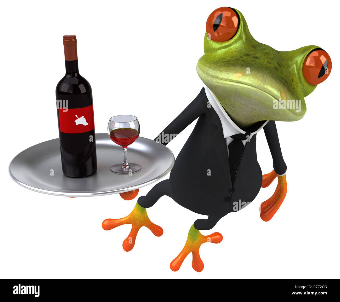 Frog drinking wine hi-res stock photography and images - Alamy
