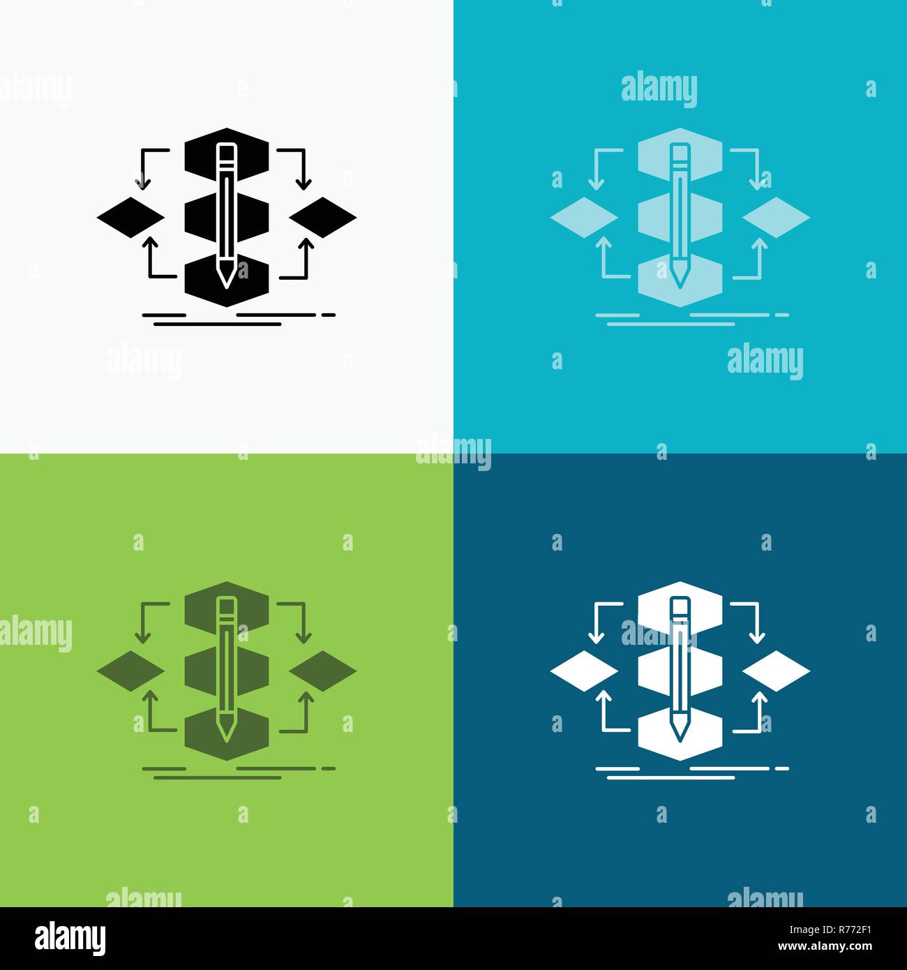 10 step flow chart hi-res stock photography and images - Alamy