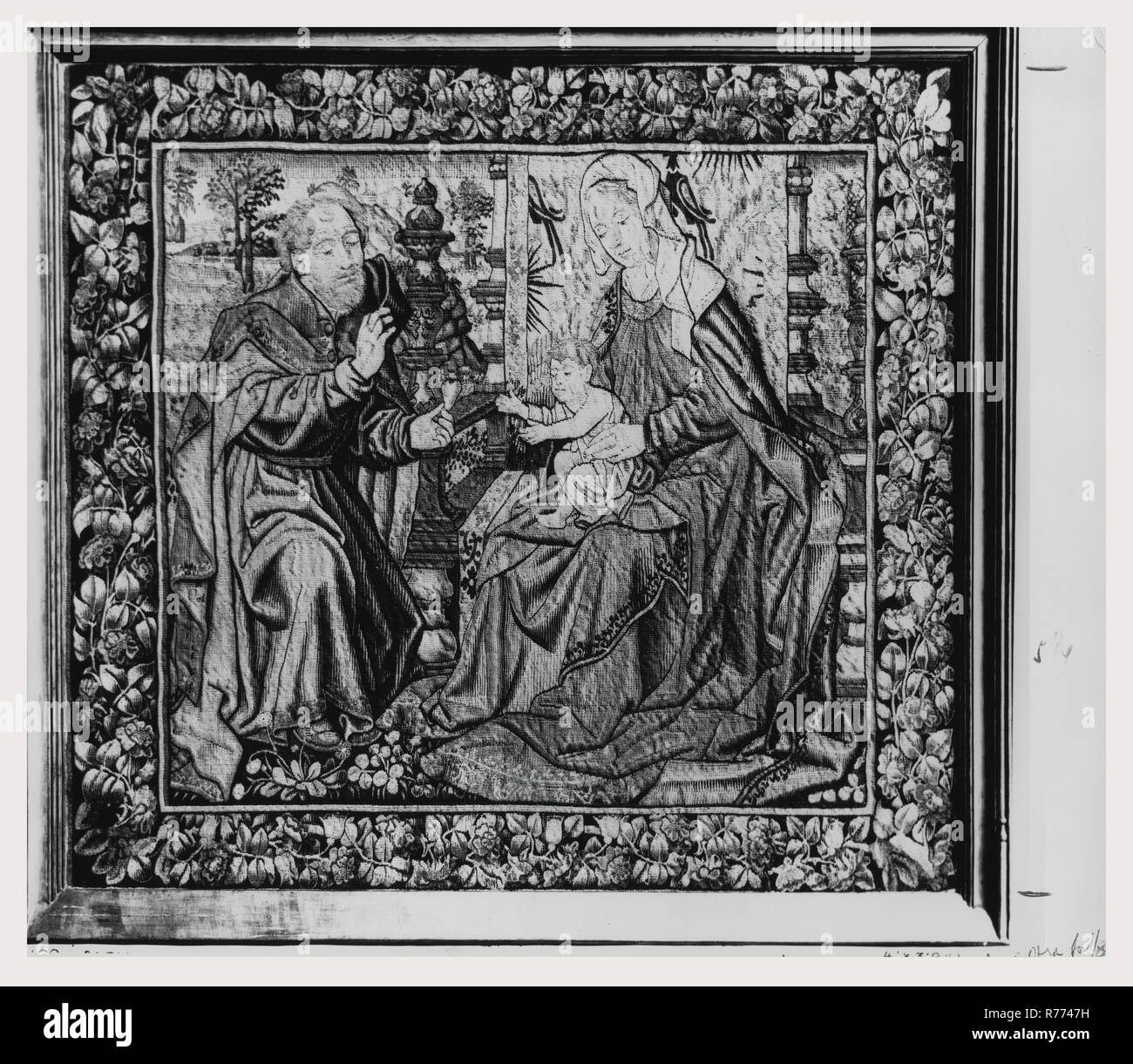 Birth of Christ: Holy Family 'Trinitas terrestris' Stock Photo - Alamy