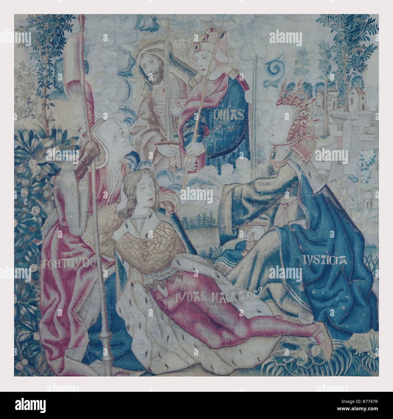 Vision of Judas Maccabeus with Fortitude and Justice Stock Photo - Alamy