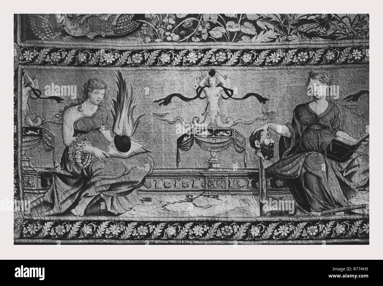 Calling of Moses: burning bush Stock Photo - Alamy