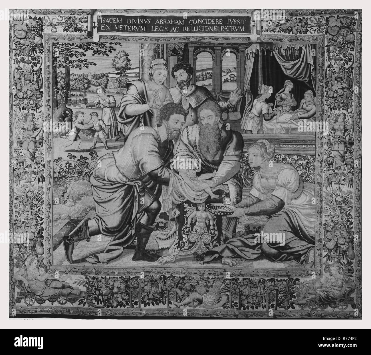 Birth of Isaac and circumcision Stock Photo - Alamy