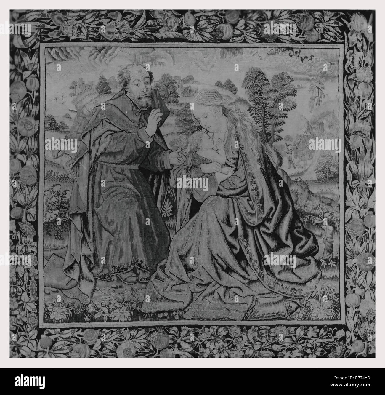 Birth of Christ: Holy Family 'Trinitas terrestris' Stock Photo - Alamy