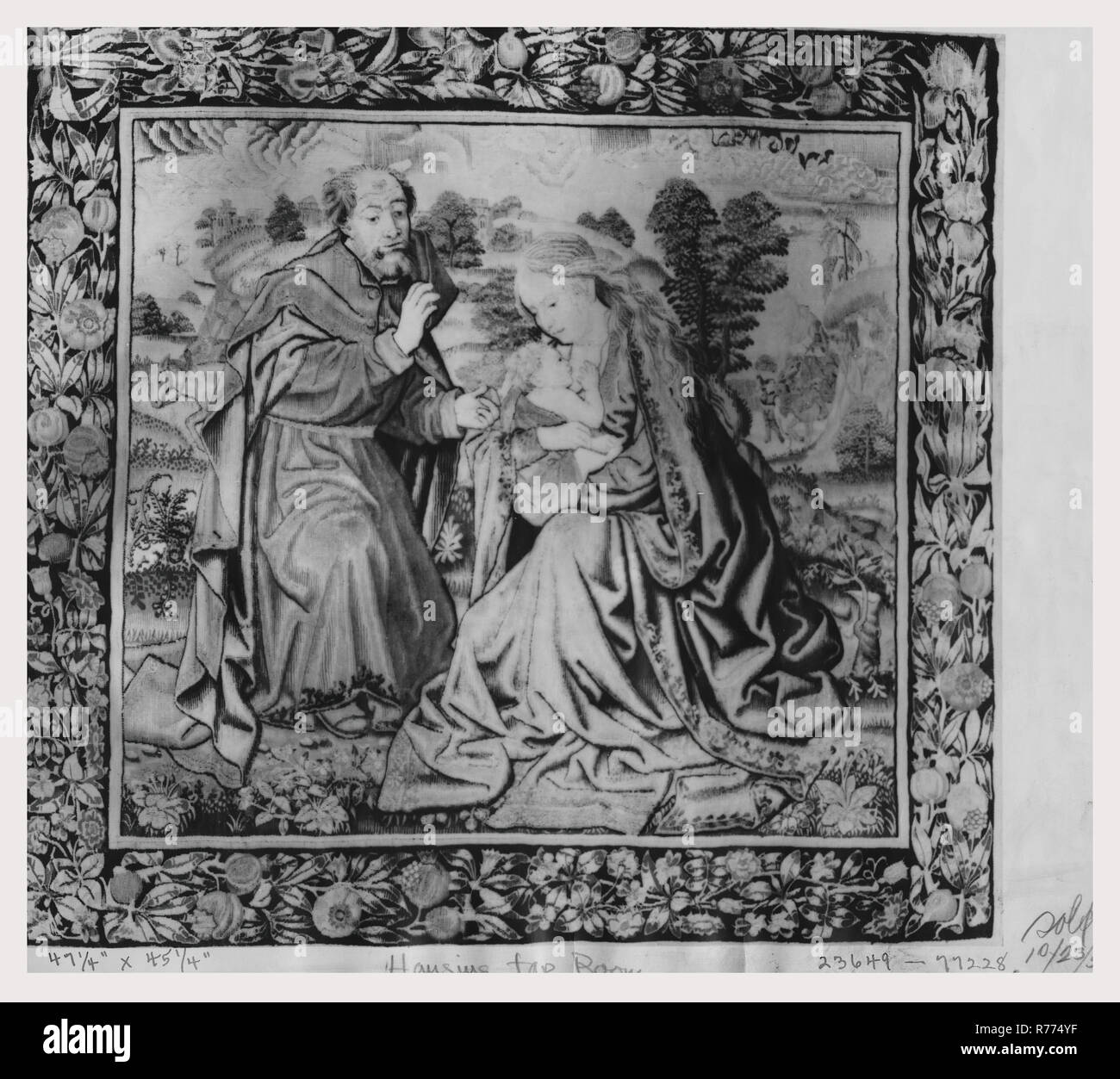 Birth of Christ: Holy Family 'Trinitas terrestris' Stock Photo - Alamy