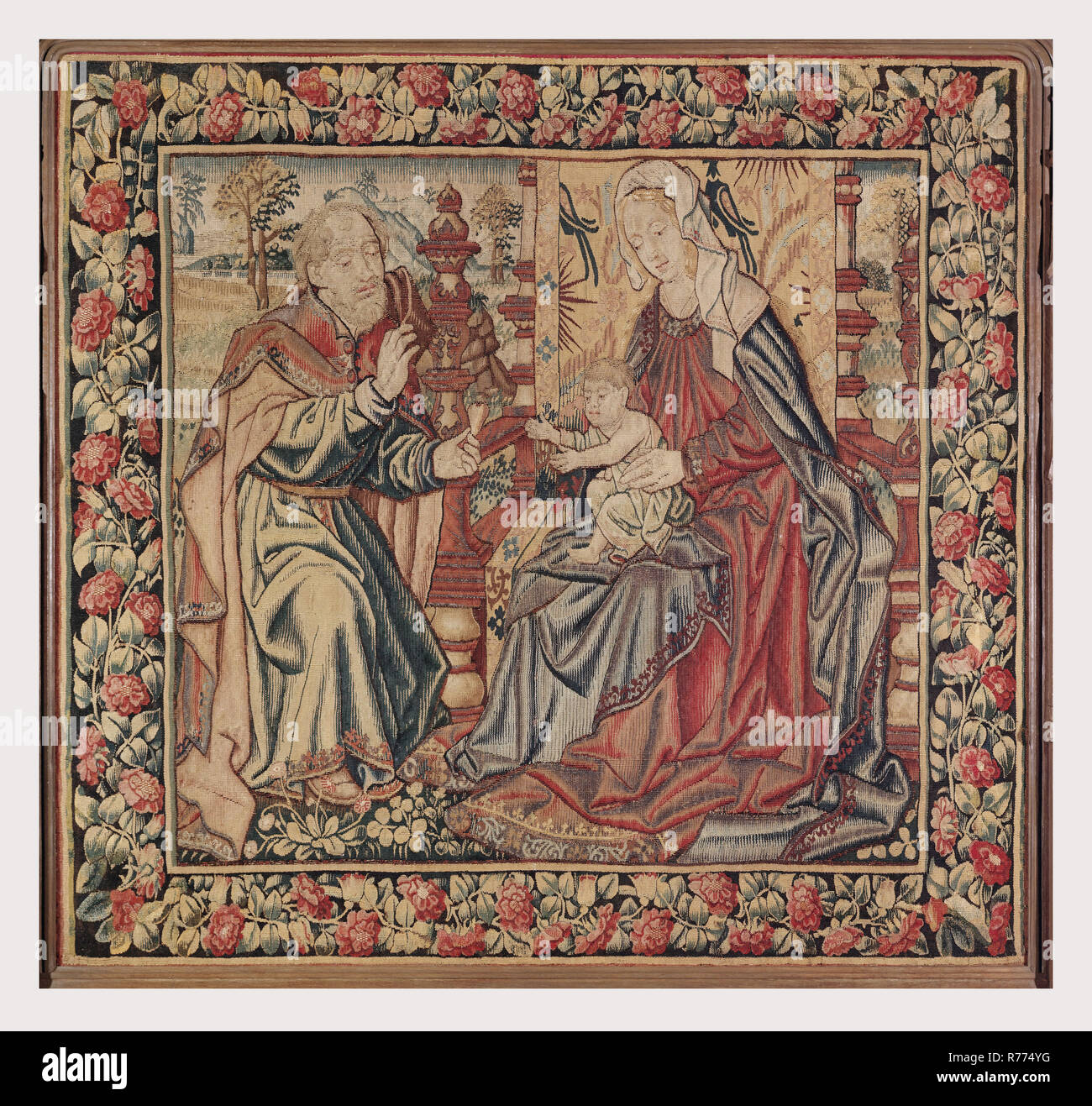 Birth of Christ: Holy Family 'Trinitas terrestris' Stock Photo - Alamy