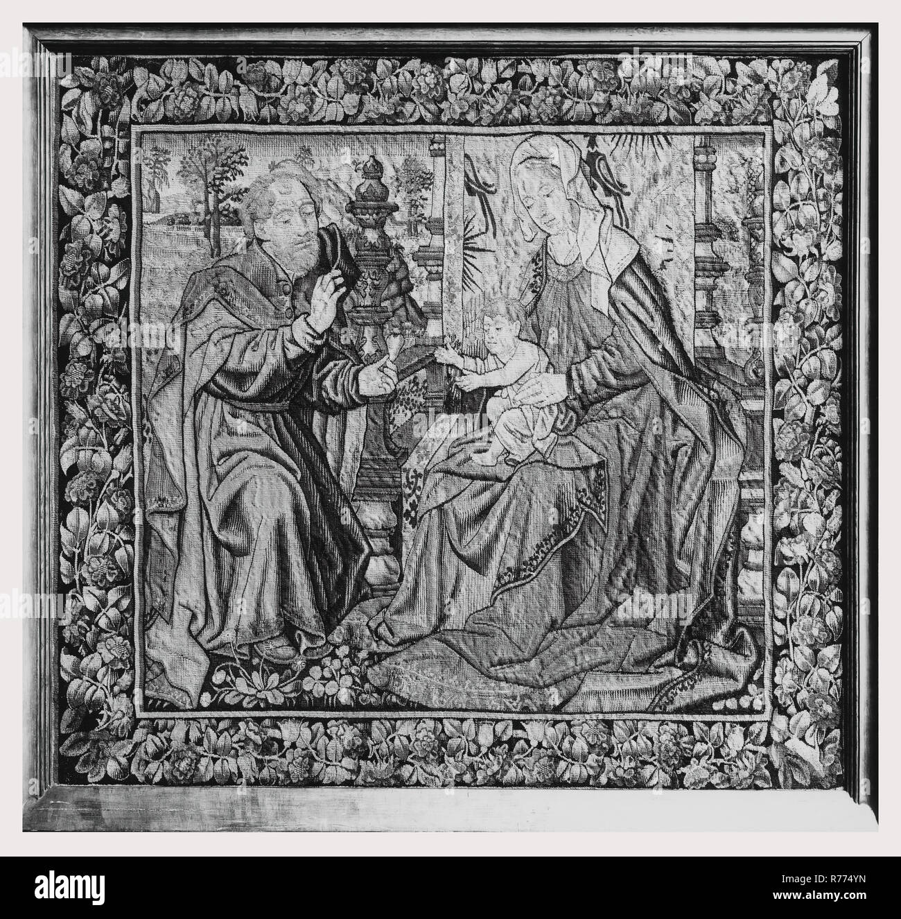Birth of Christ: Holy Family 'Trinitas terrestris' Stock Photo - Alamy