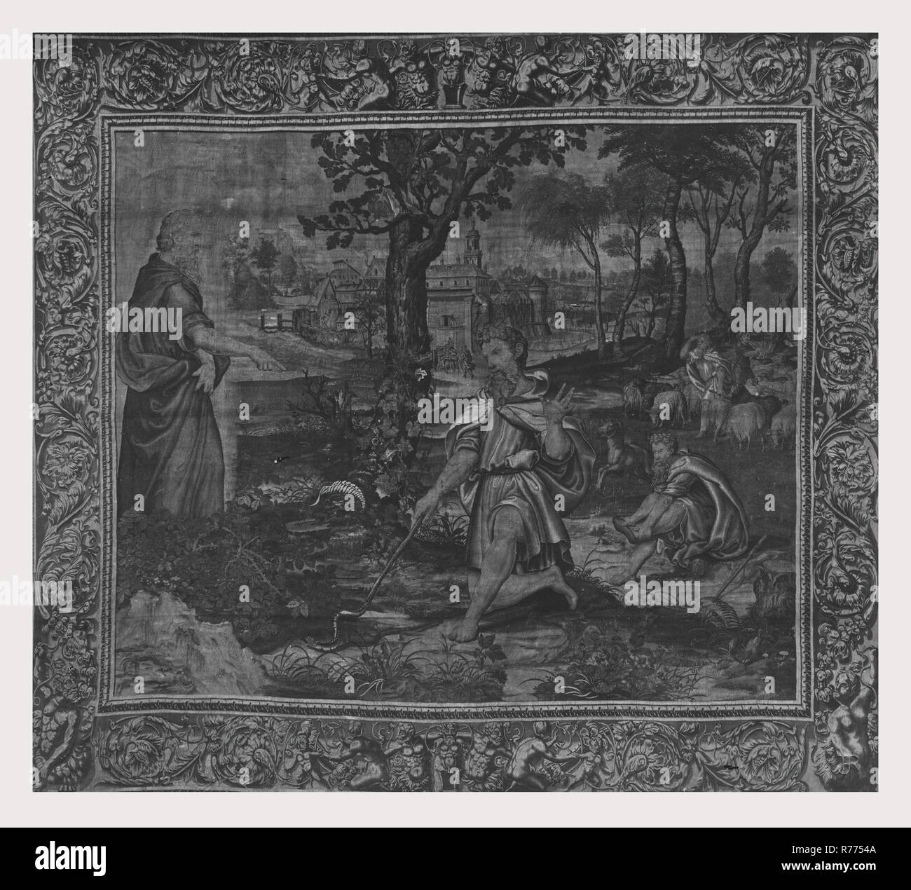 Calling of Moses Stock Photo - Alamy