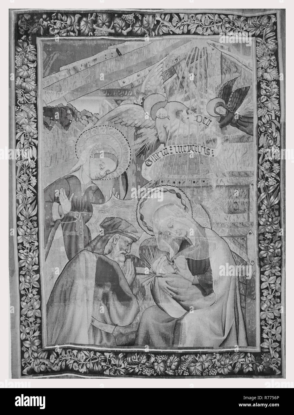 Birth of Christ: Holy Family 'Trinitas terrestris' Stock Photo - Alamy