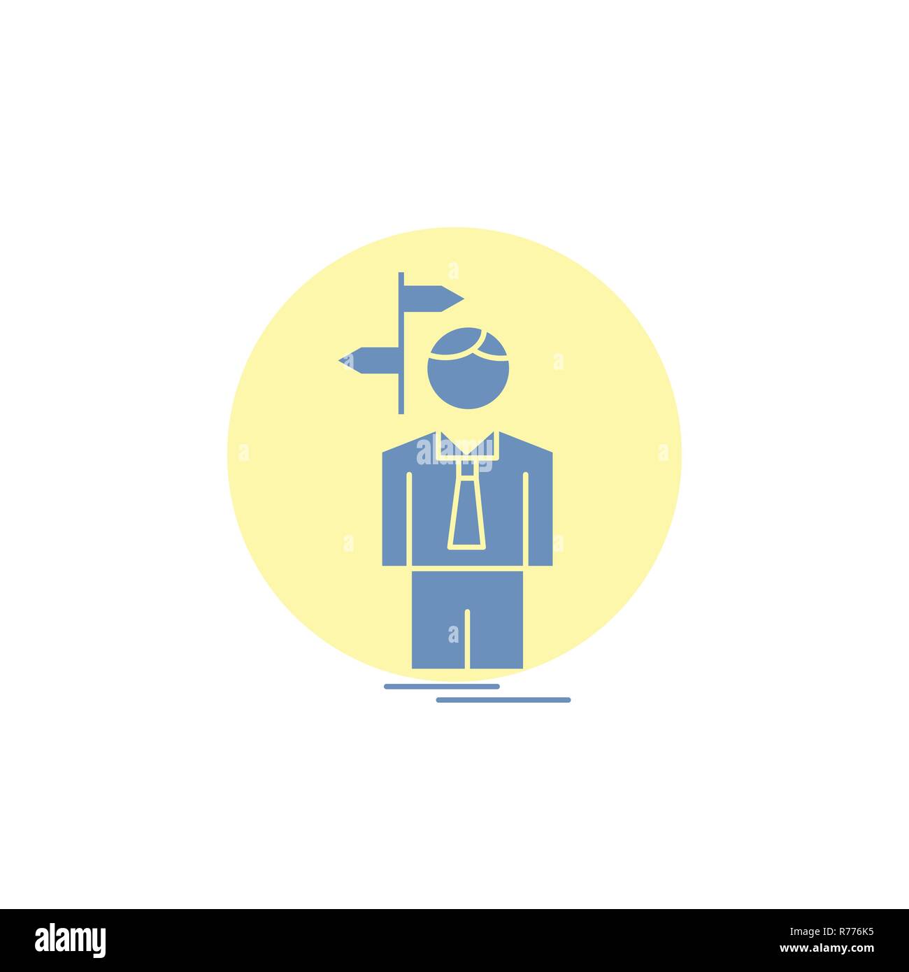 Businessman choice arrows Stock Vector Images - Alamy