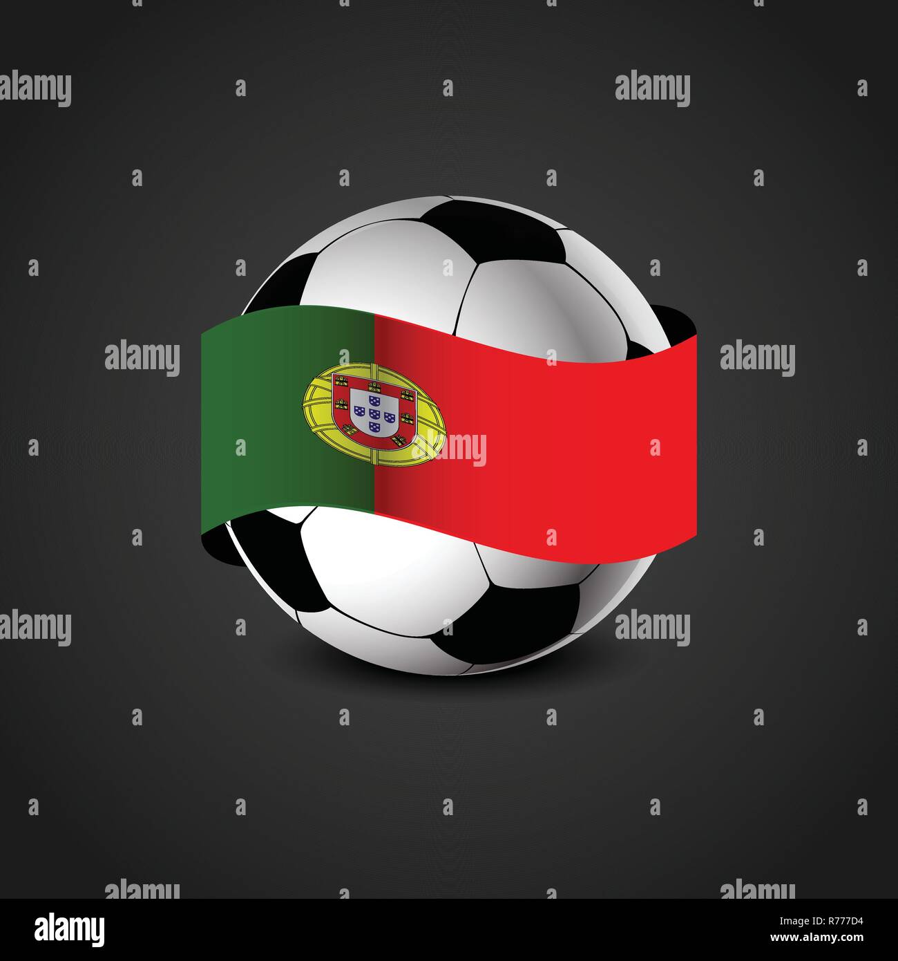 Portuguese football Stock Vector Images - Alamy