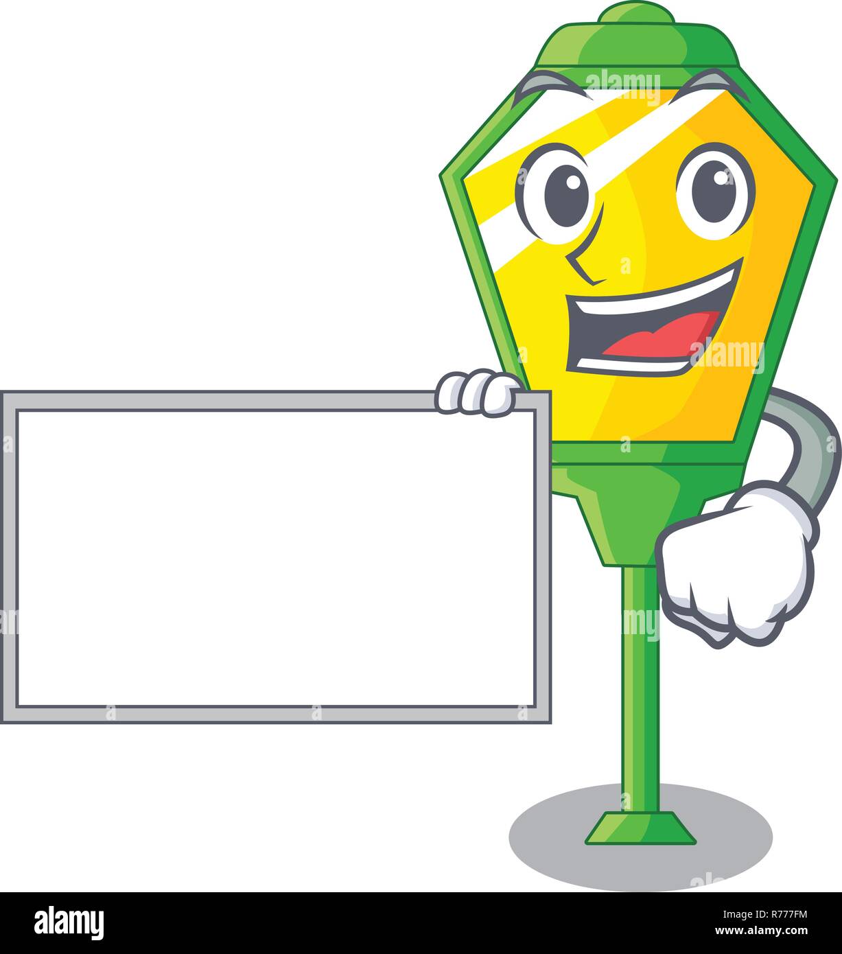 With board lamps post collection in a cartoon vector illustration Stock ...