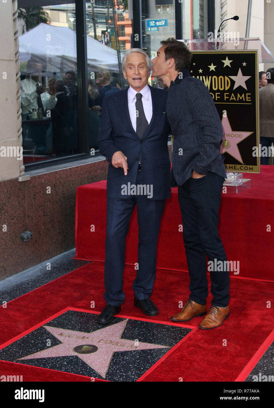 Michael Douglas Honored With Star On The Hollywood Walk Of Fame ...