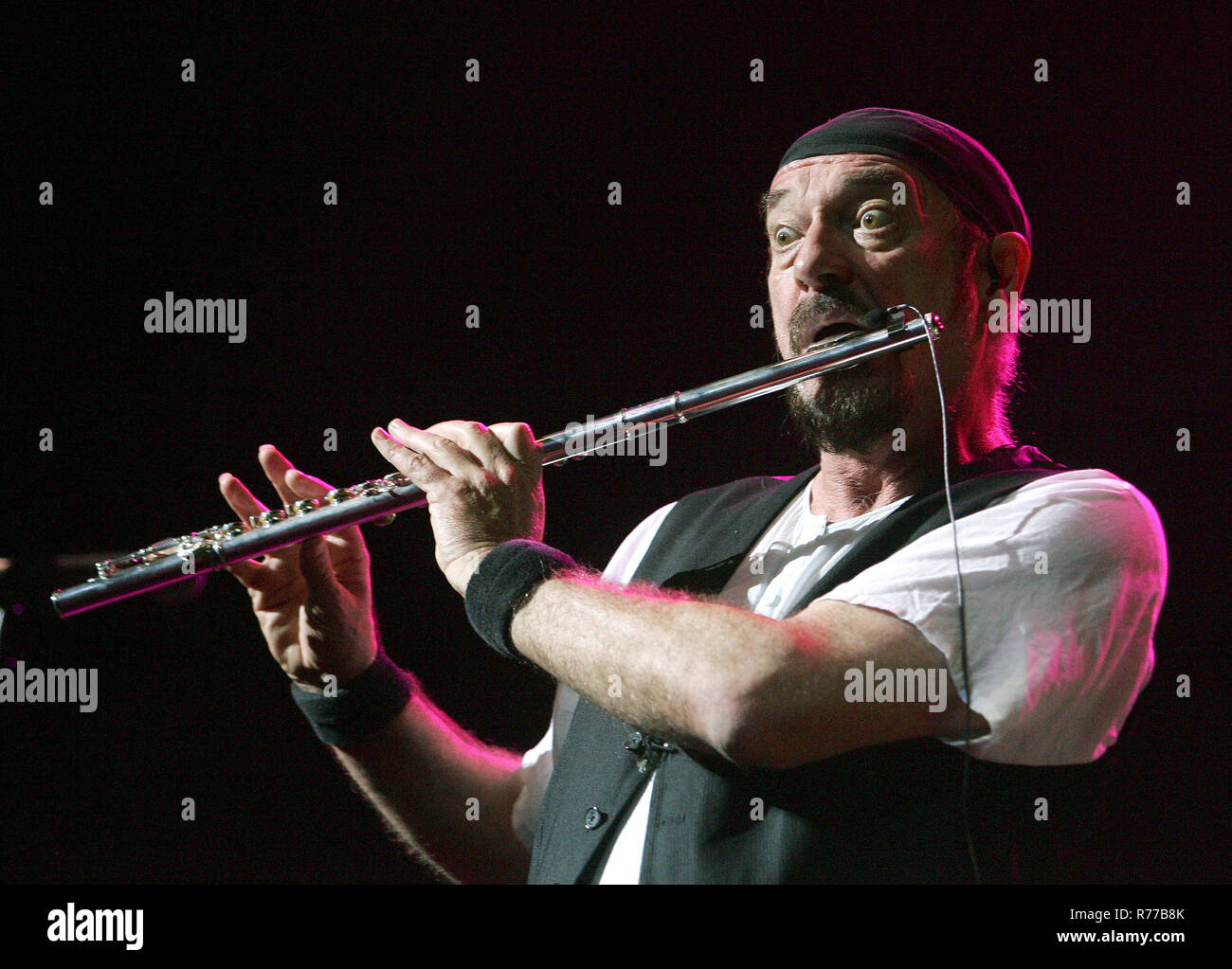 Ian Anderson with Jethro Tull performs in concert at the Seminole Hard ...